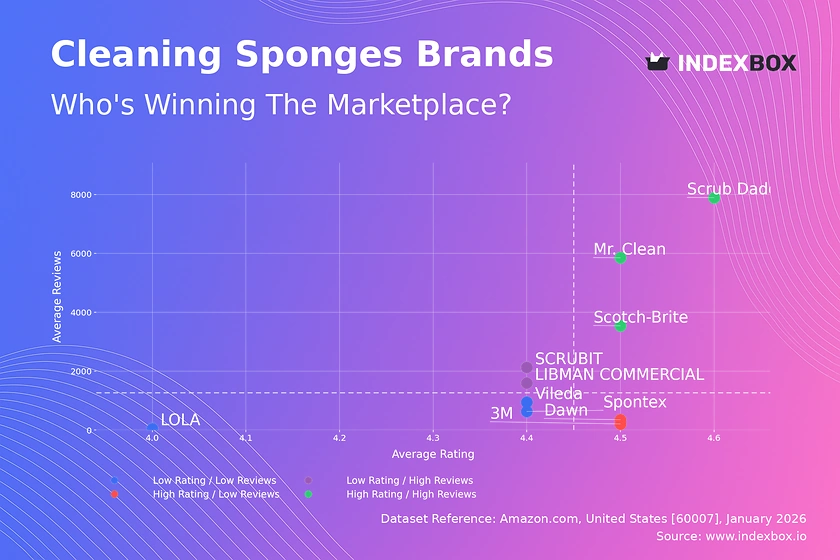 Cleaning Sponges Market Analysis: Leaders, Niche Players, and Strategic Quadrants