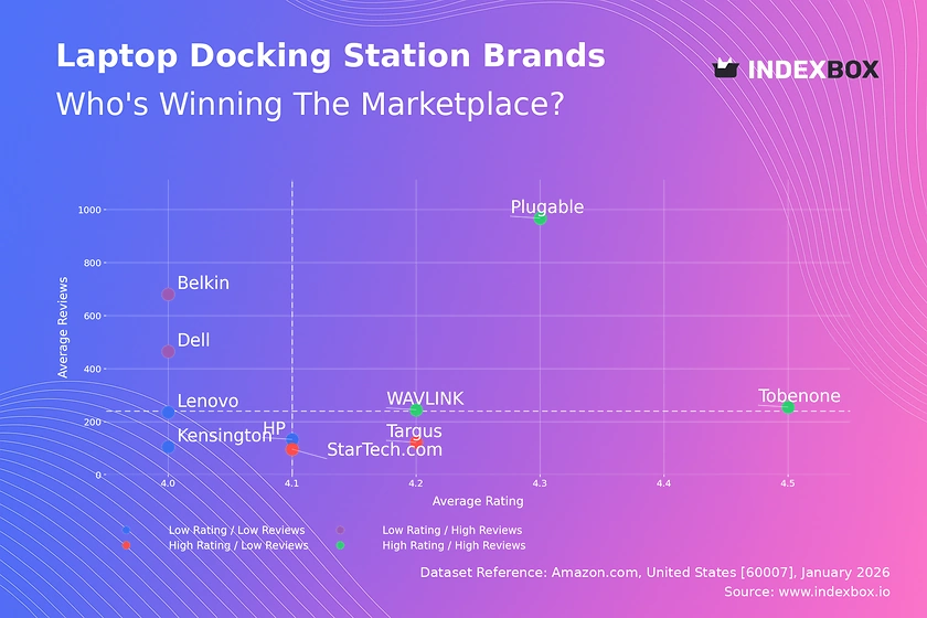 Laptop Docking Station Market: How Top Brands Win with Ratings and Reviews