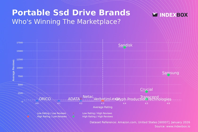 Portable SSD Market Analysis: How Ratings and Reviews Define Leaders