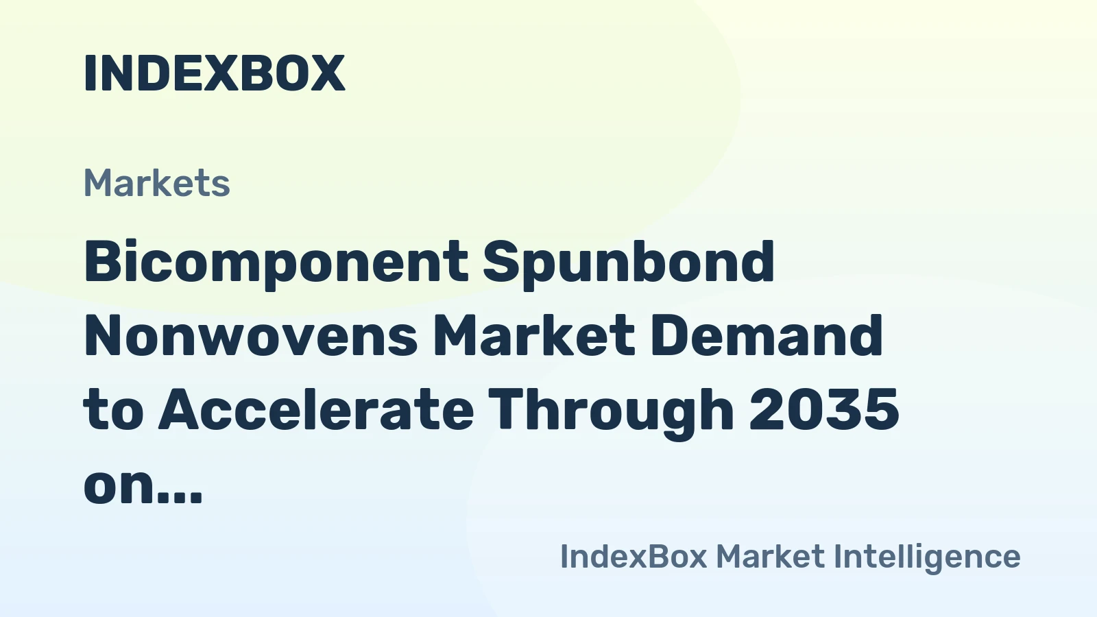 Bicomponent Spunbond Nonwovens Market Demand to Accelerate Through 2035 on Advanced Material Needs