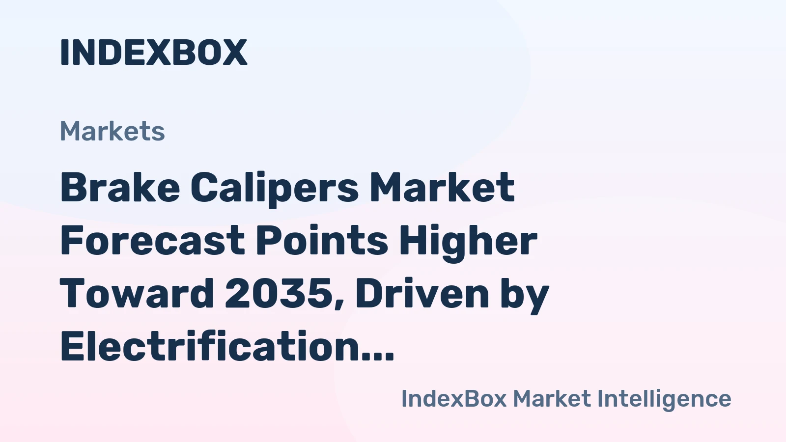 Brake Calipers Market Forecast Points Higher Toward 2035, Driven by Electrification
