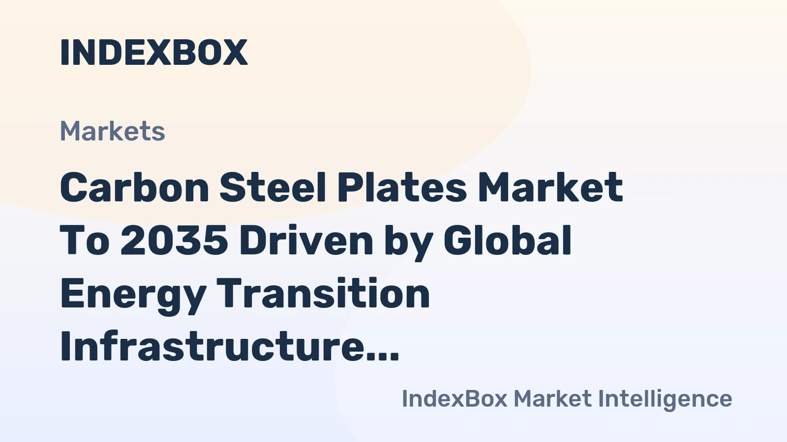Carbon Steel Plates Market to 2035 Driven by Global Energy Transition Infrastructure
