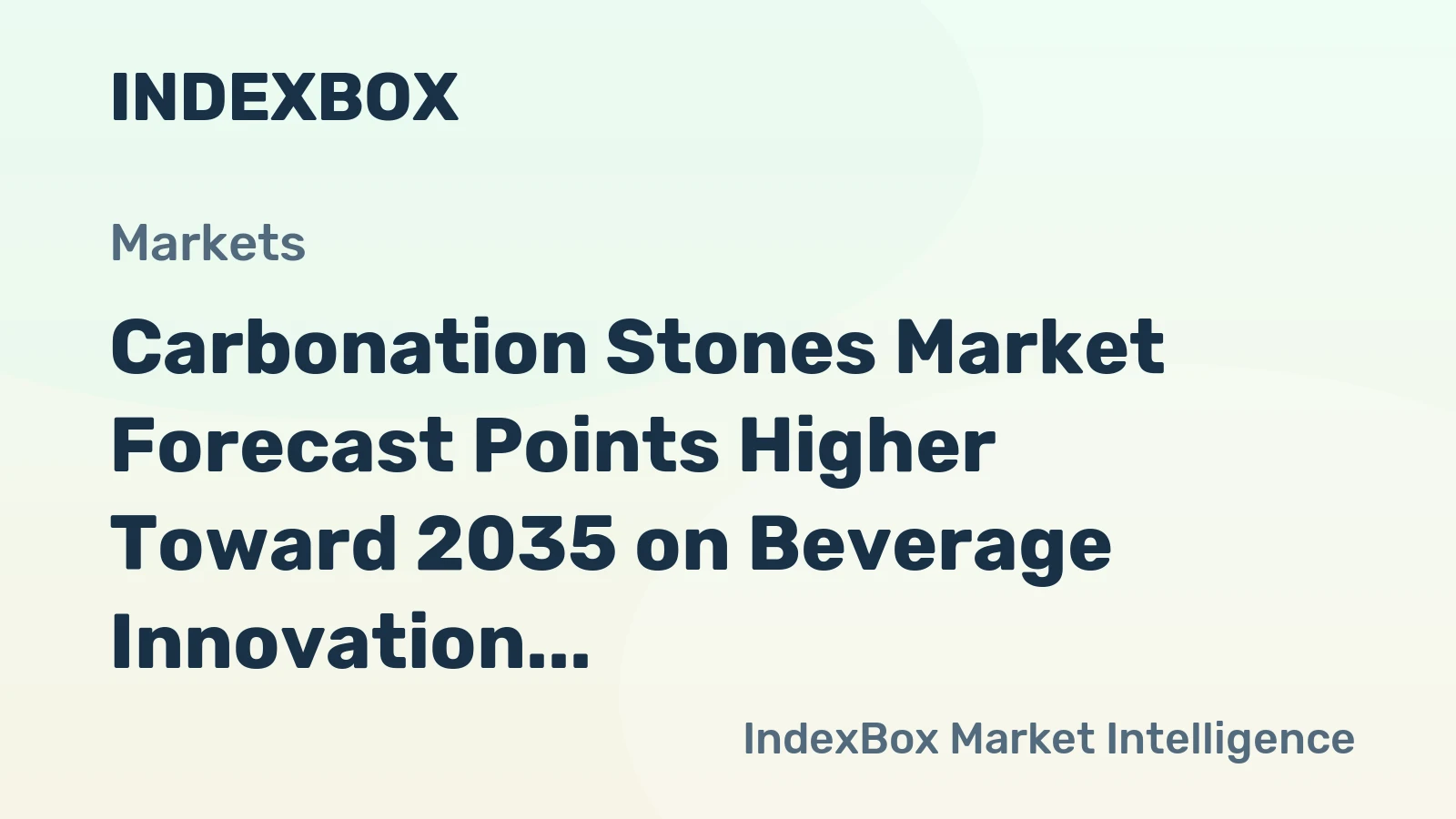 Carbonation Stones Market Forecast Points Higher Toward 2035 on Beverage Innovation
