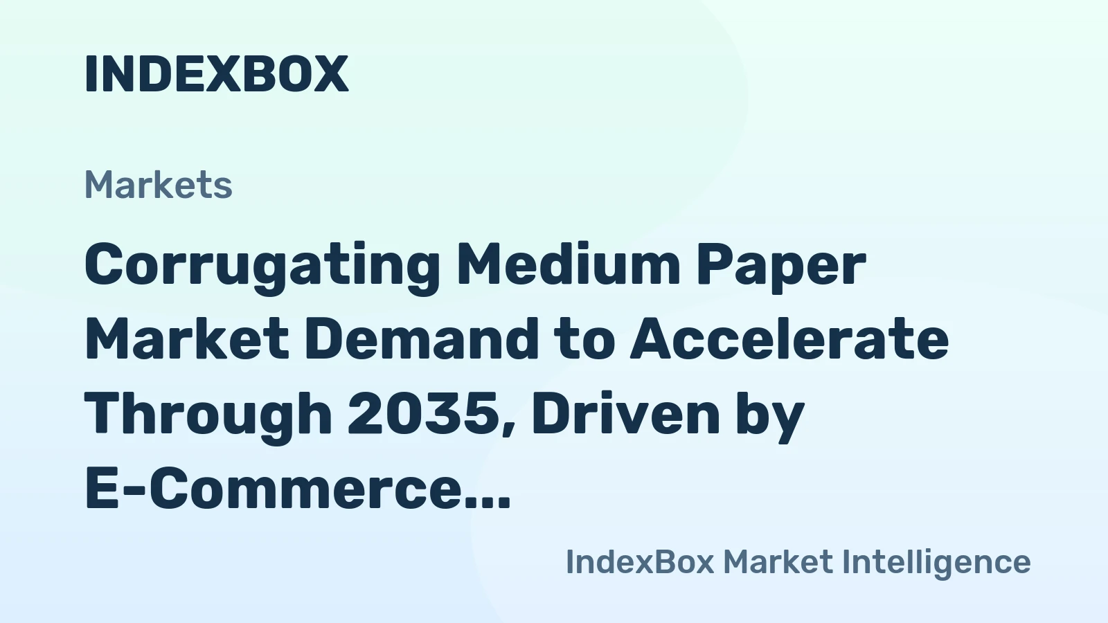 Corrugating Medium Paper Market Demand to Accelerate Through 2035, Driven by E-Commerce and Sustainability
