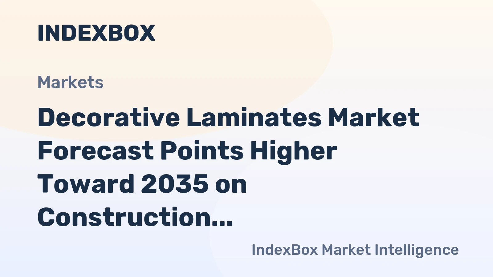 Decorative Laminates Market Forecast Points Higher Toward 2035 on Construction and Renovation Demand