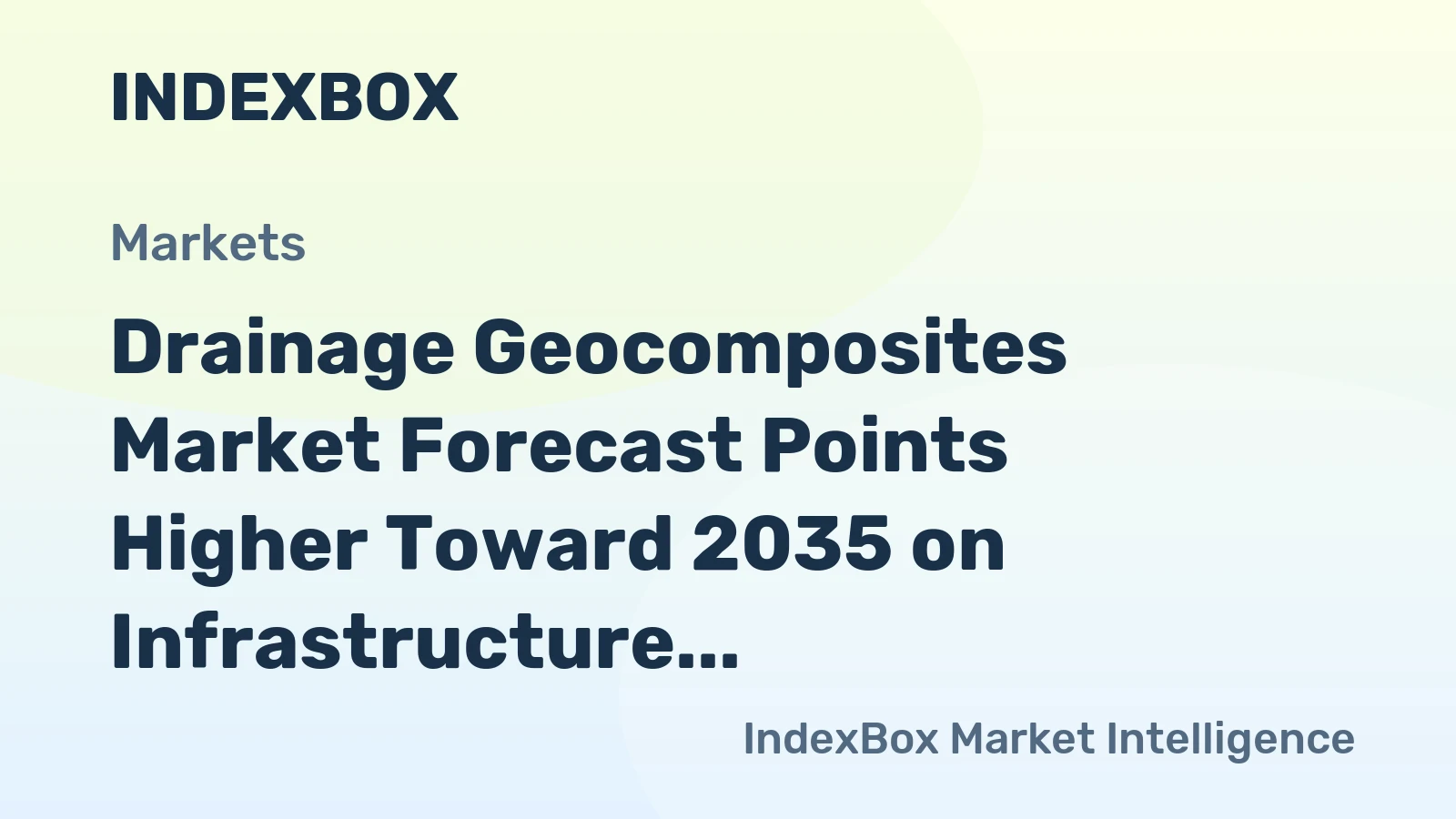 Drainage Geocomposites Market Forecast Points Higher Toward 2035 on Infrastructure and Environmental Mandates