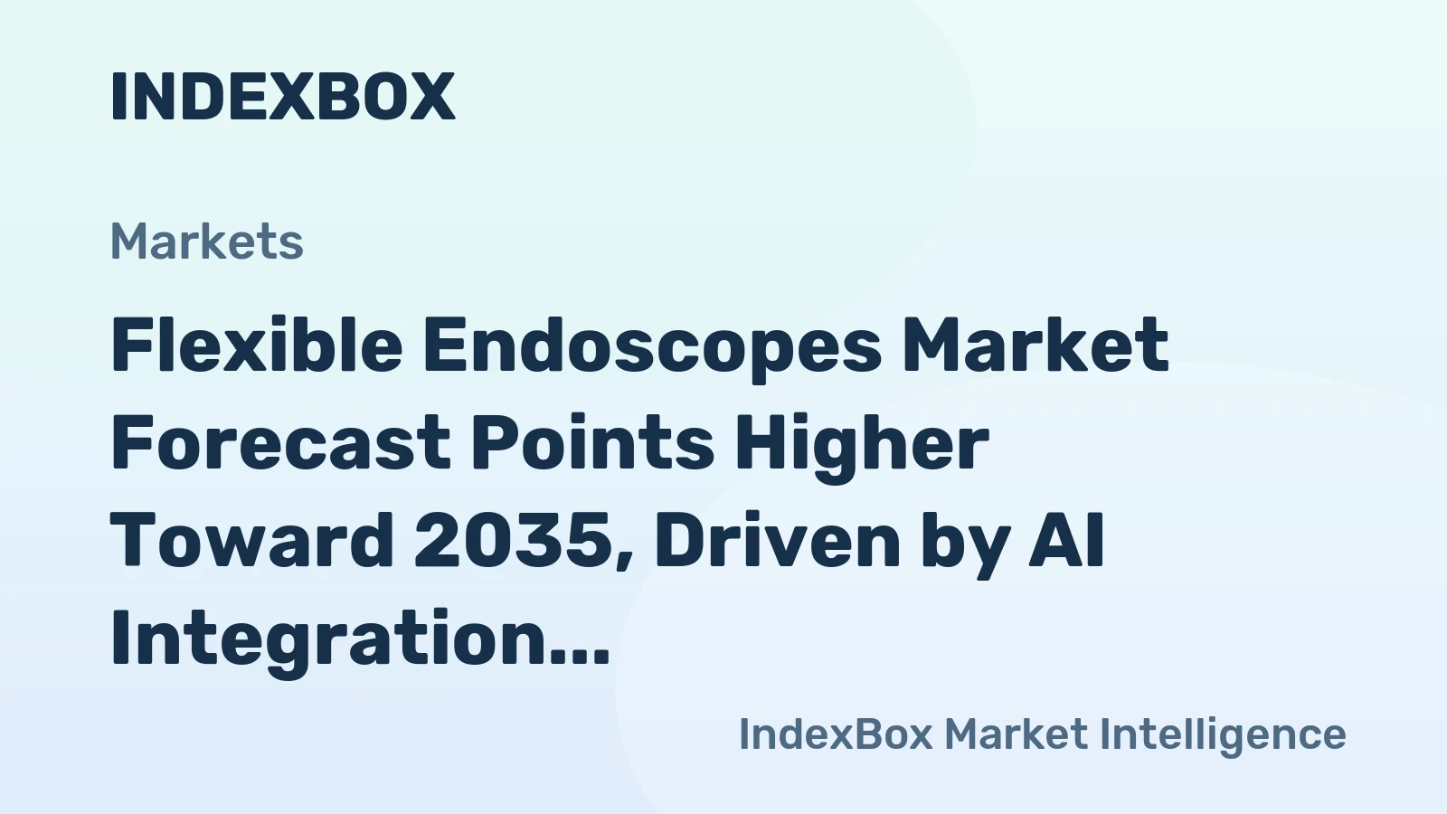 Flexible Endoscopes Market Forecast Points Higher Toward 2035, Driven by AI Integration