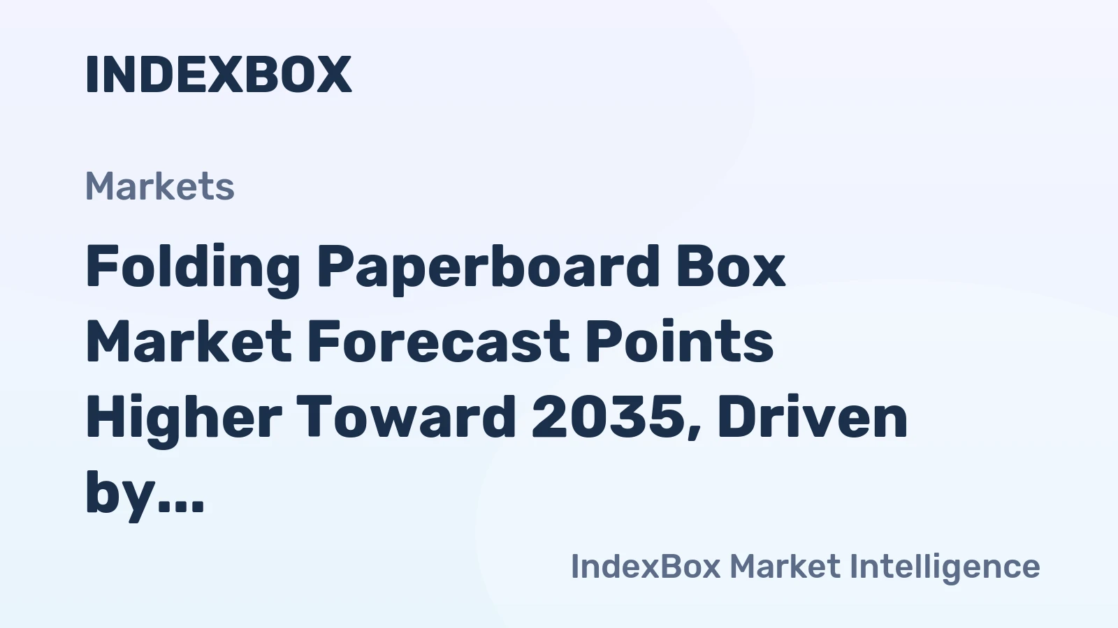 Folding Paperboard Box Market Forecast Points Higher Toward 2035, Driven by E-Commerce and Sustainability