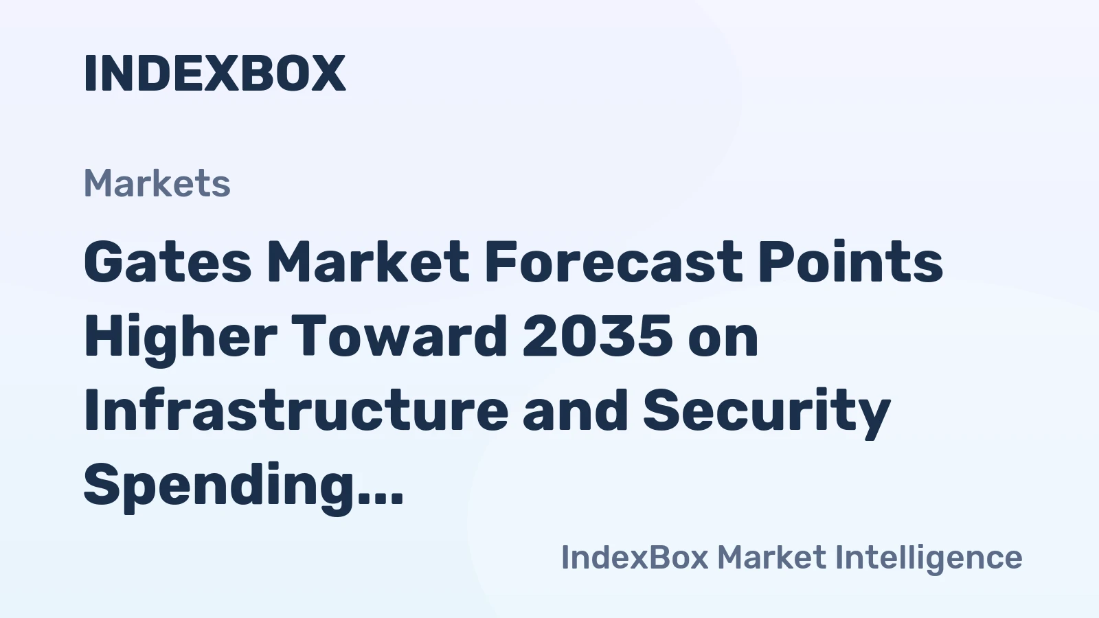 Gates Market Forecast Points Higher Toward 2035 on Infrastructure and Security Spending