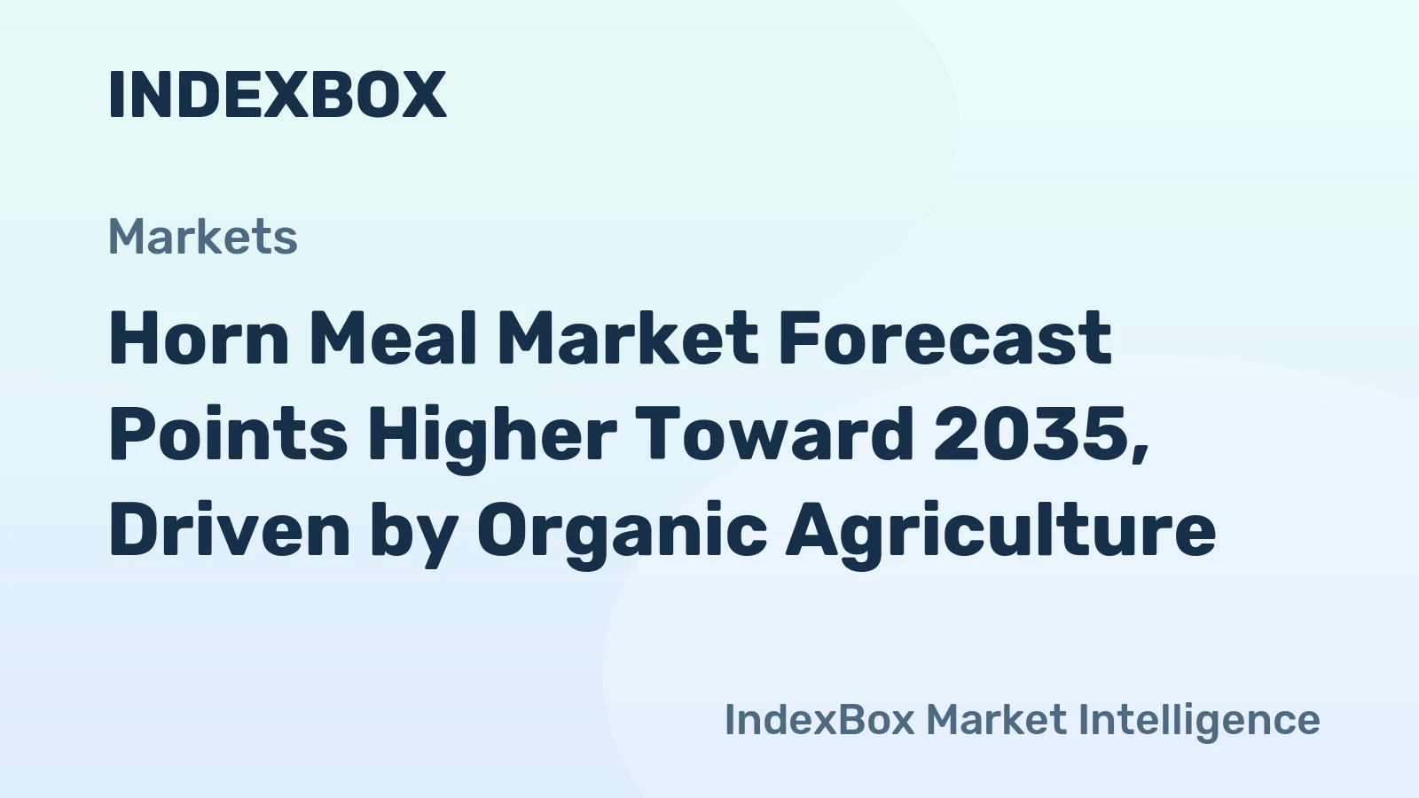 Horn Meal Market Forecast Points Higher Toward 2035, Driven by Organic Agriculture