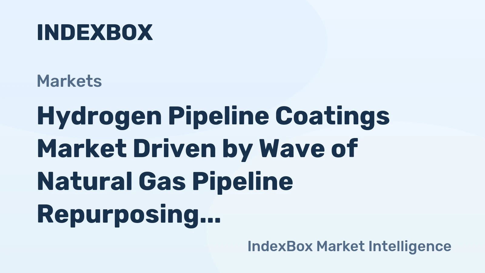 Hydrogen Pipeline Coatings Market Driven by Wave of Natural Gas Pipeline Repurposing to 2035