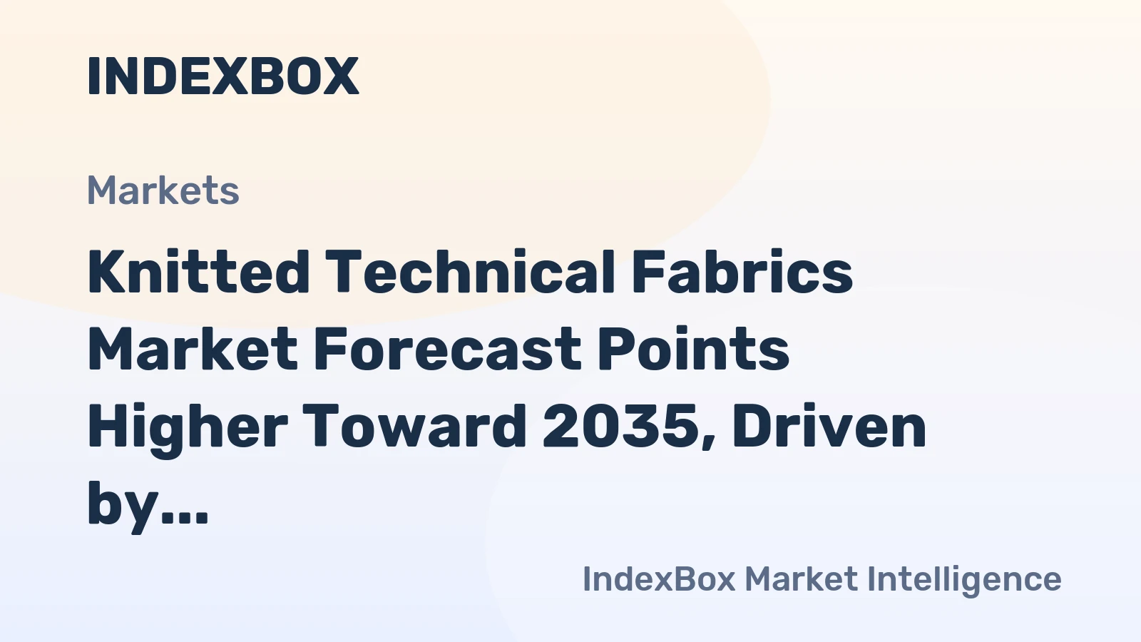 Knitted Technical Fabrics Market Forecast Points Higher Toward 2035, Driven by Smart Textile Adoption