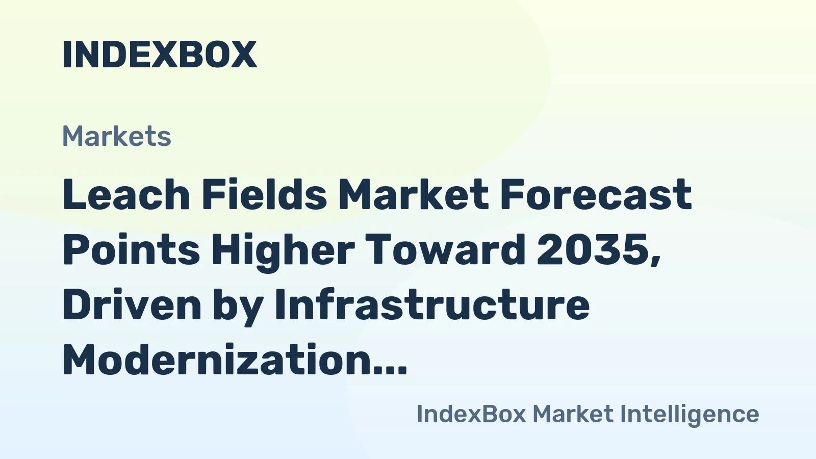 Leach Fields Market Forecast Points Higher Toward 2035, Driven by Infrastructure Modernization