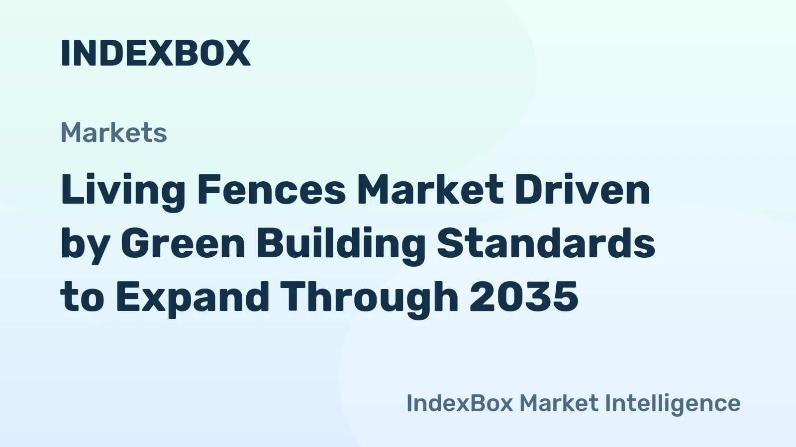 Living Fences Market Driven by Green Building Standards to Expand Through 2035