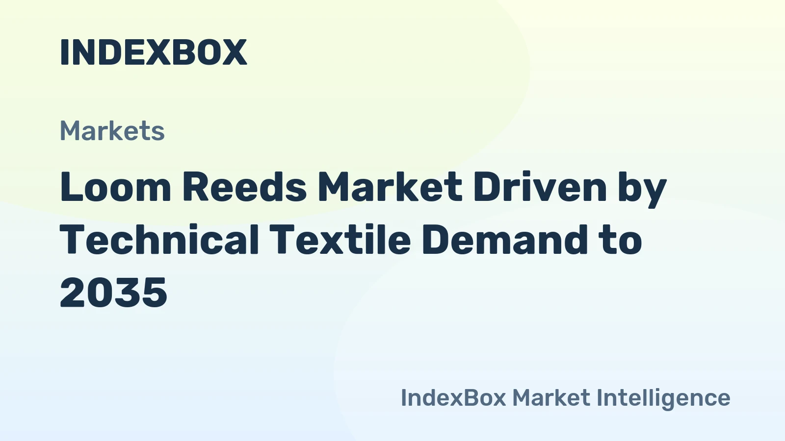 Loom Reeds Market Driven by Technical Textile Demand to 2035