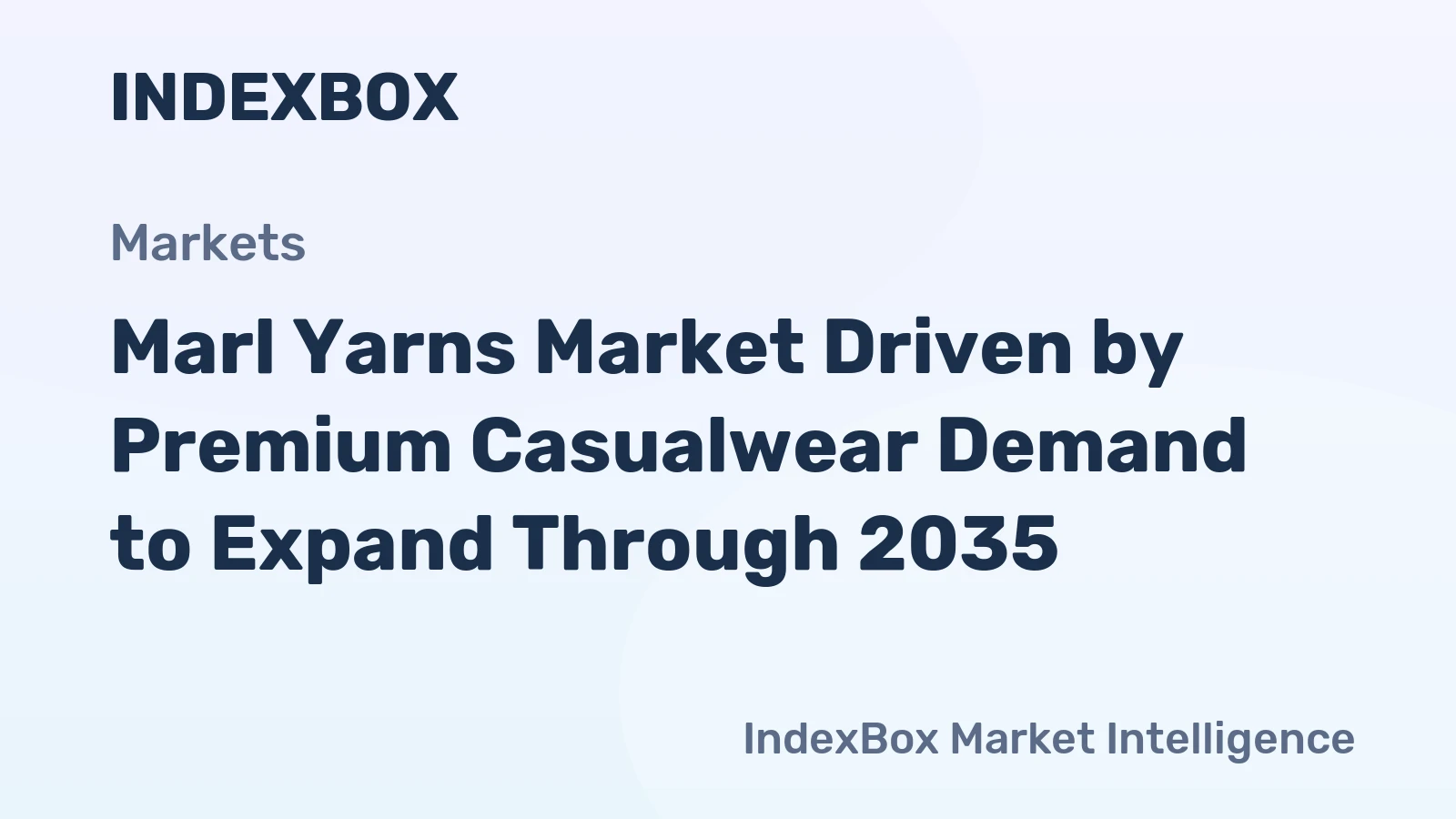 Marl Yarns Market Driven by Premium Casualwear Demand to Expand Through 2035