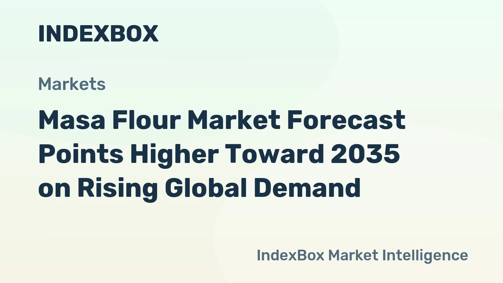 Masa Flour Market Forecast Points Higher Toward 2035 on Rising Global Demand