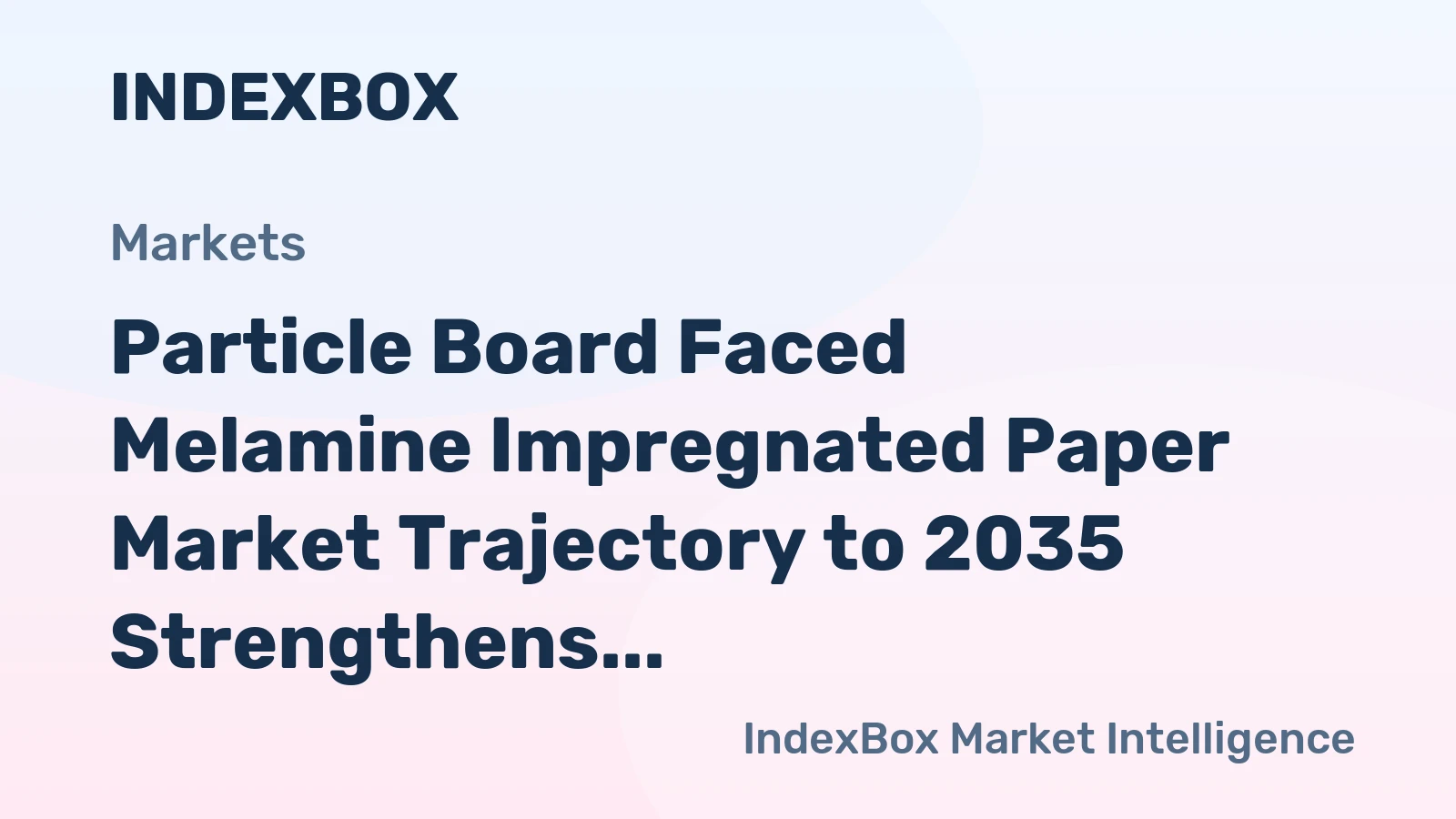 Particle Board Faced Melamine Impregnated Paper Market Trajectory to 2035 Strengthens with Regional Capacity Shifts and Interior Fit-Out