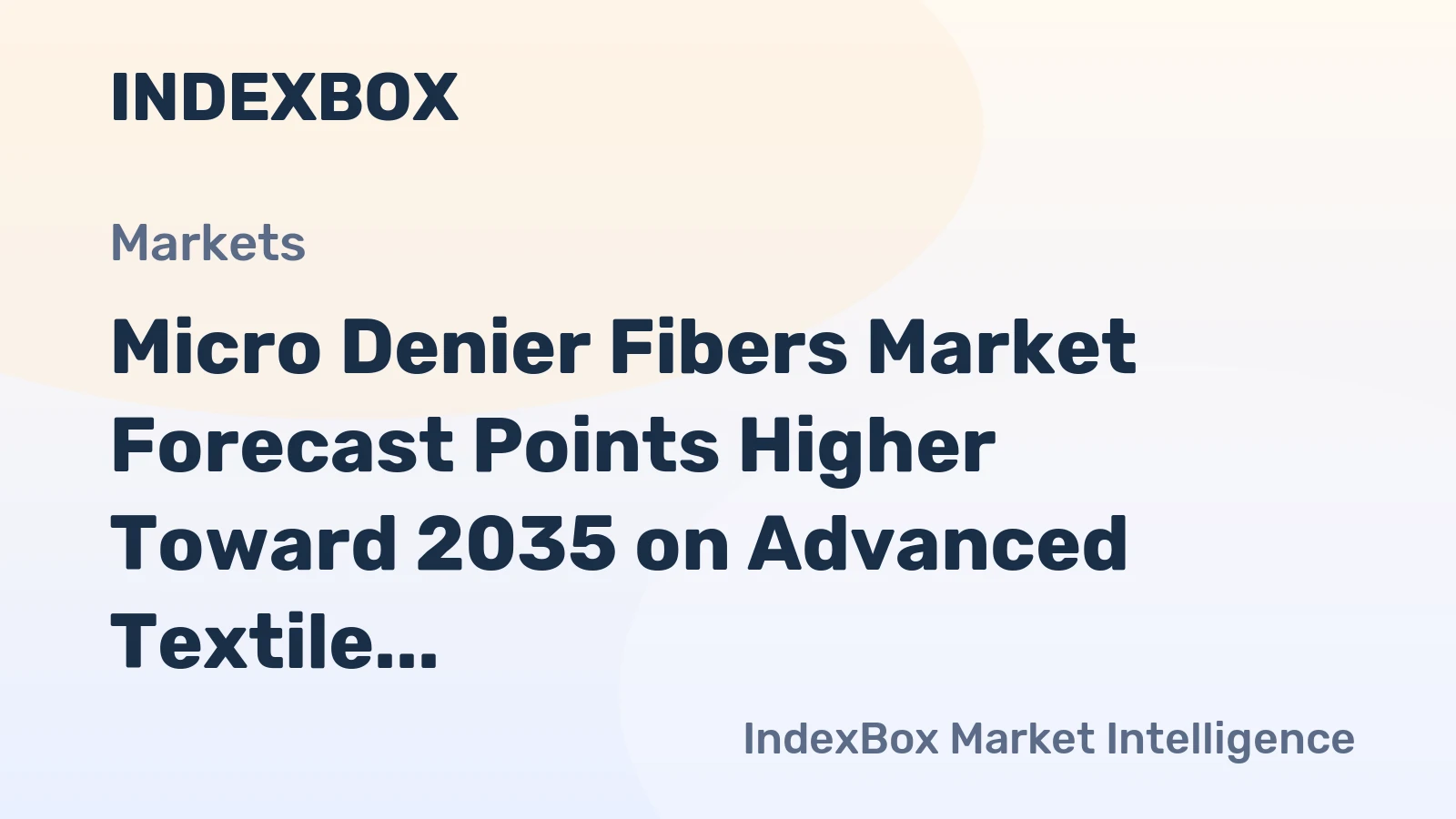 Micro Denier Fibers Market Forecast Points Higher Toward 2035 on Advanced Textile Demand
