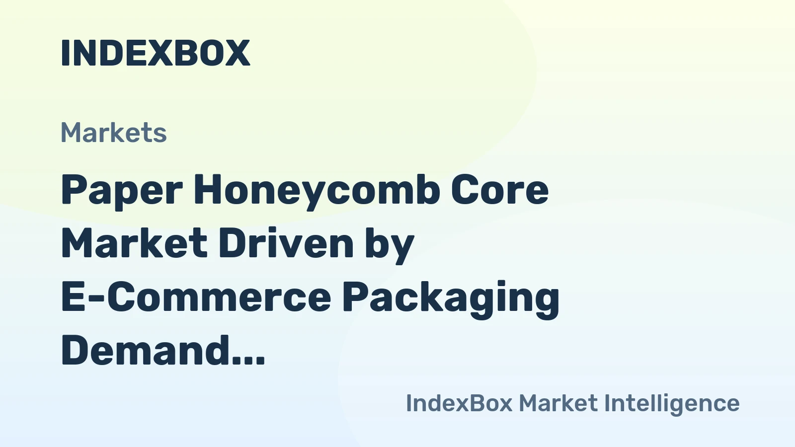 Paper Honeycomb Core Market Driven by E-Commerce Packaging Demand to Expand Steadily Through 2035