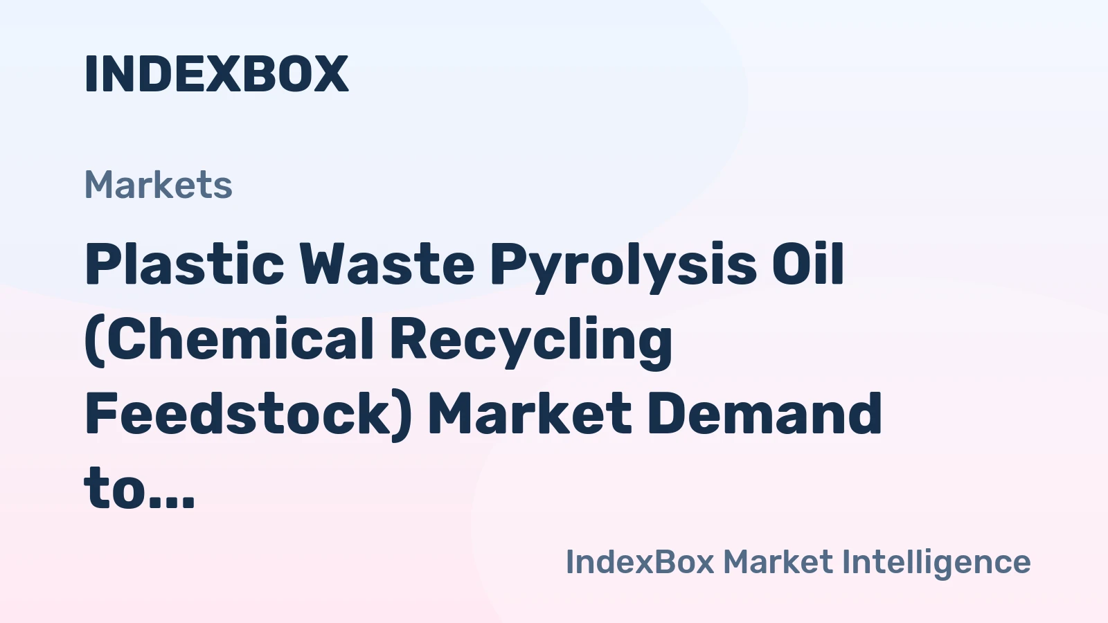Plastic Waste Pyrolysis Oil (Chemical Recycling Feedstock) Market Demand to Accelerate by 2035, Driven by Circular Economy Mandates