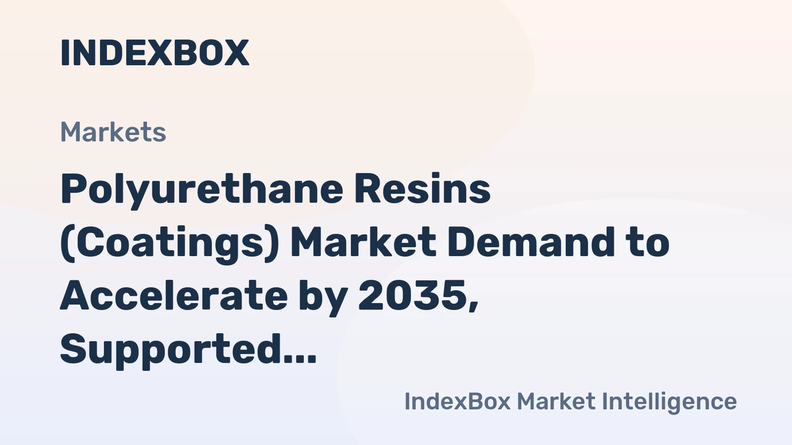 Polyurethane Resins (Coatings) Market Demand to Accelerate by 2035, Supported by Sustainable Formulation Shift