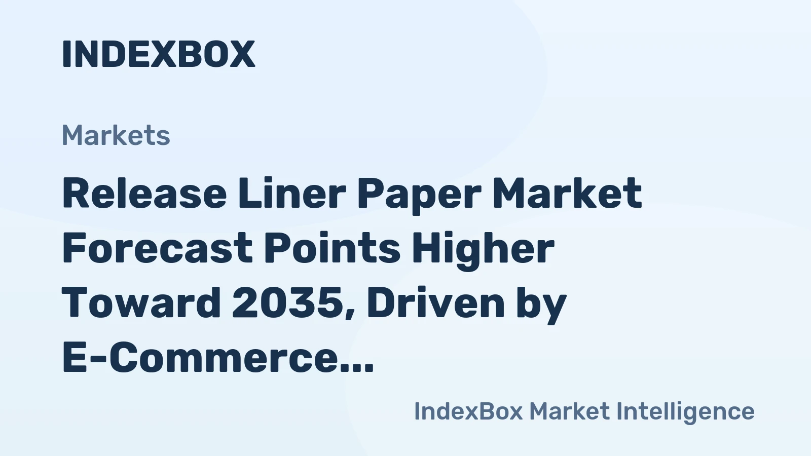 Release Liner Paper Market Forecast Points Higher Toward 2035, Driven by E-Commerce and Sustainable Packaging