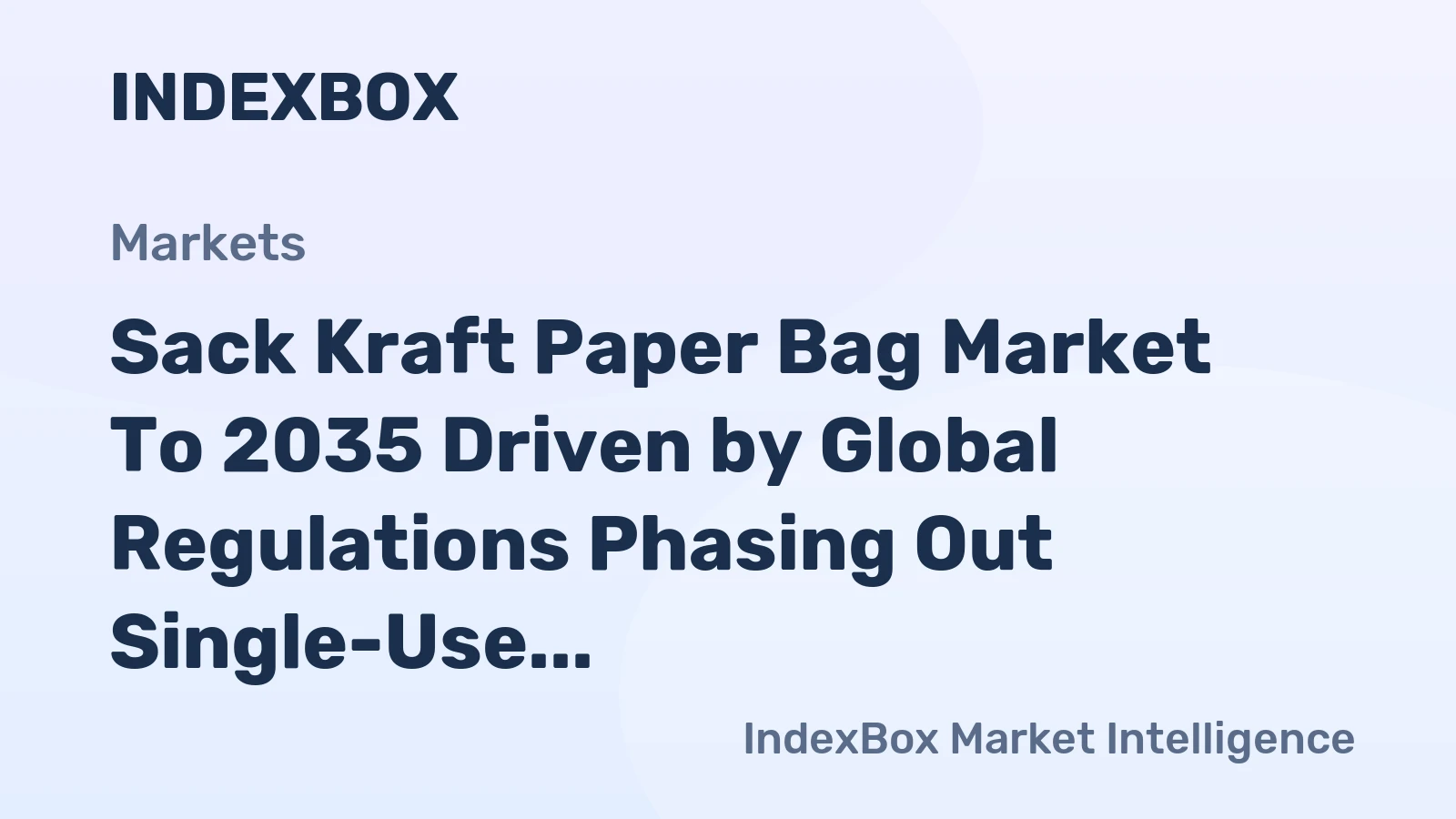 Sack Kraft Paper Bag Market to 2035 Driven by Global Regulations Phasing Out Single-Use Plastics