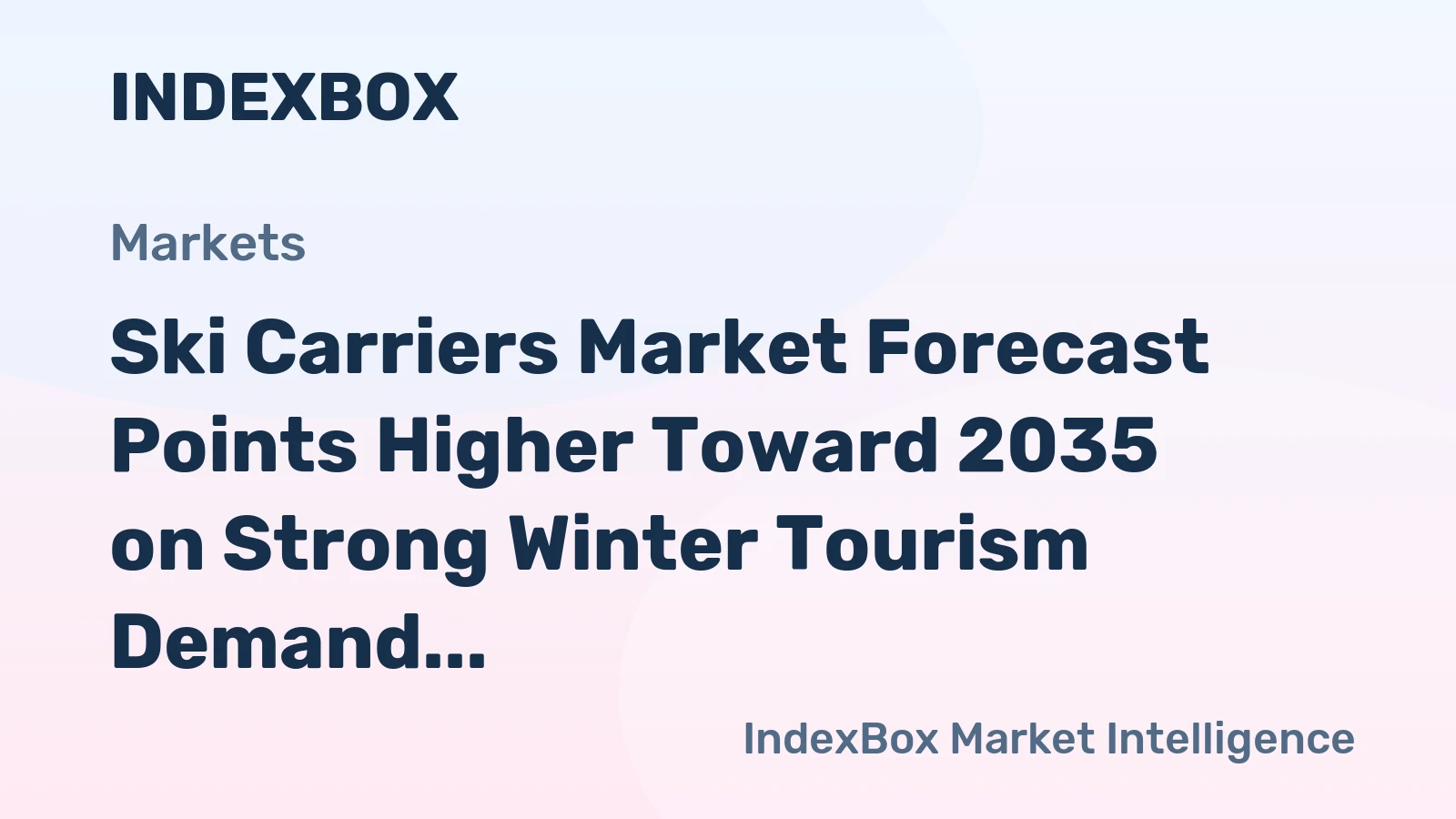 Ski Carriers Market Forecast Points Higher Toward 2035 on Strong Winter Tourism Demand