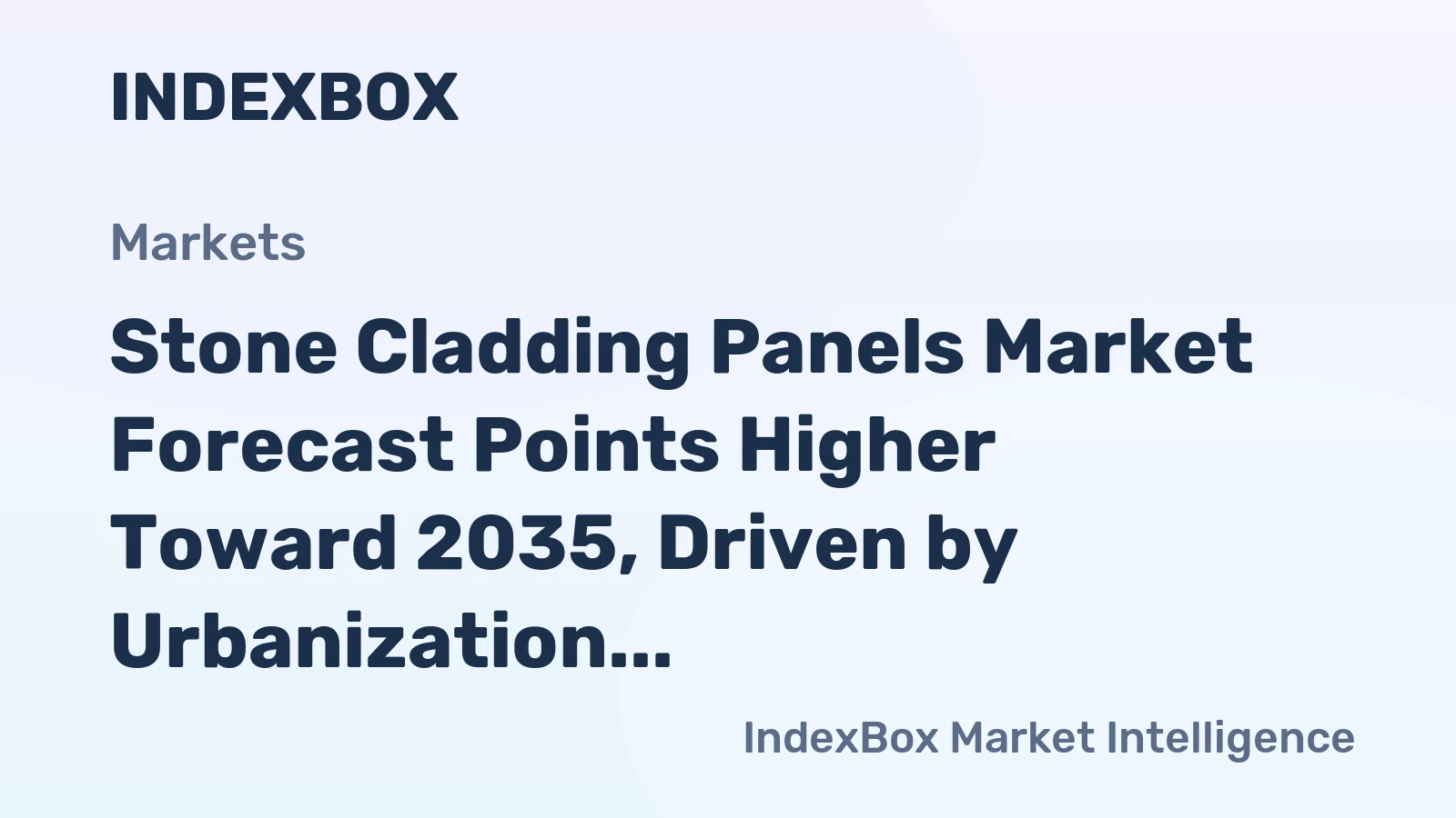 Stone Cladding Panels Market Forecast Points Higher Toward 2035, Driven by Urbanization and Green Building Codes