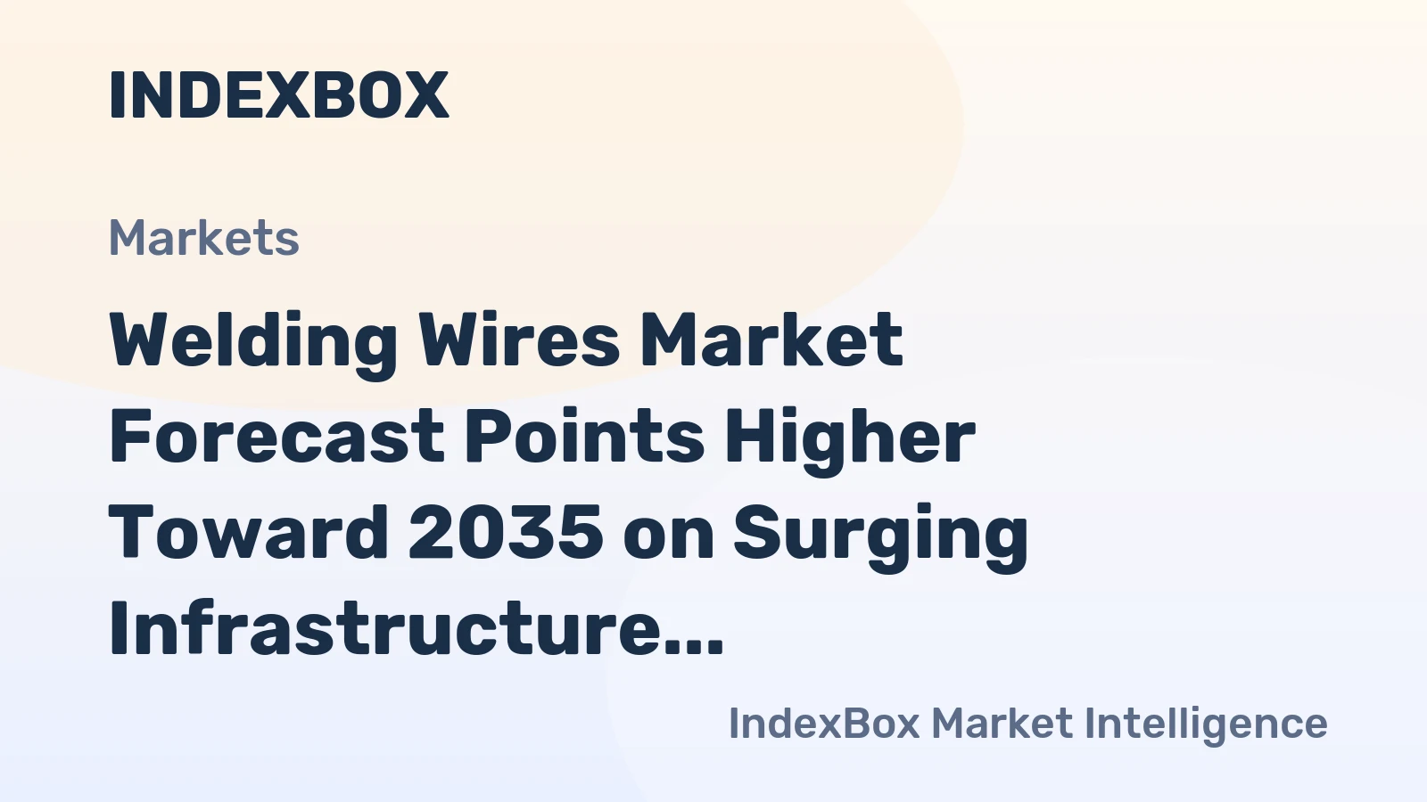 Welding Wires Market Forecast Points Higher Toward 2035 on Surging Infrastructure and Automotive Demand