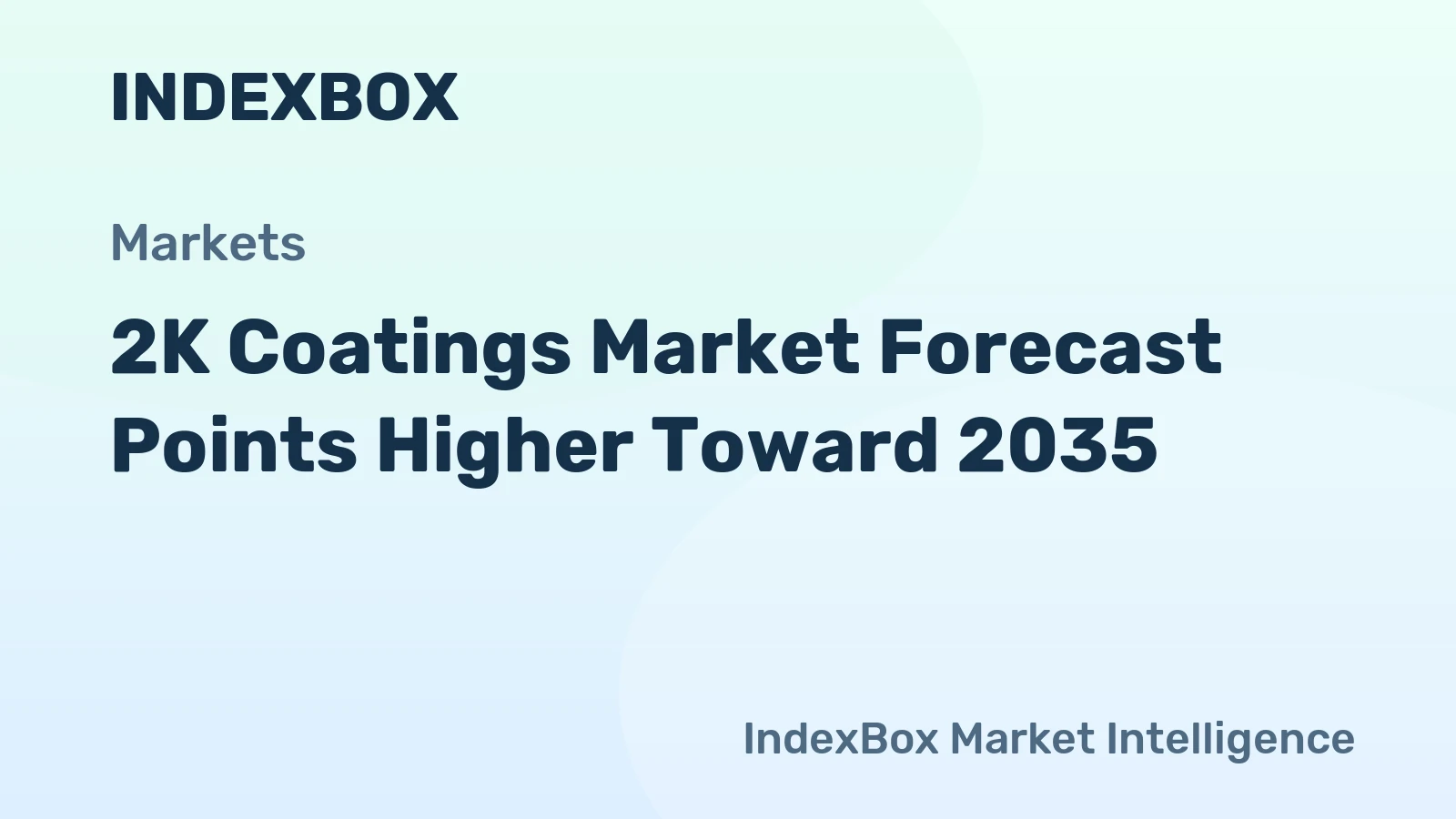 2K Coatings Market Forecast Points Higher Toward 2035, Driven by Infrastructure Renewal and Industrial Durability Demands