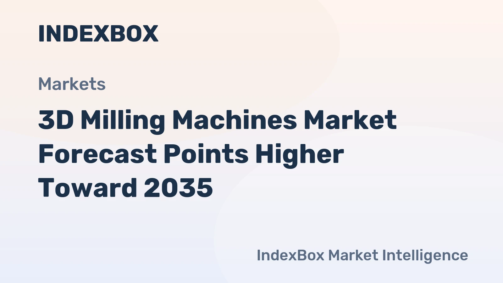 3D Milling Machines Market Forecast Points Higher Toward 2035, Driven by Electronics Miniaturization and Smart Factory Integration