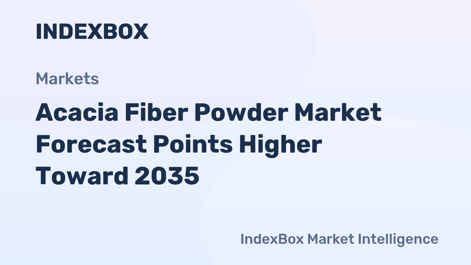 Acacia Fiber Powder Market Forecast Points Higher Toward 2035, Driven by Clean-Label Demand and Gut Health Awareness