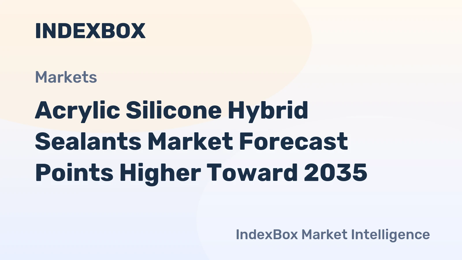 Acrylic Silicone Hybrid Sealants Market Forecast Points Higher Toward 2035, Driven by Electronics Miniaturization and Fast-Cure Demands