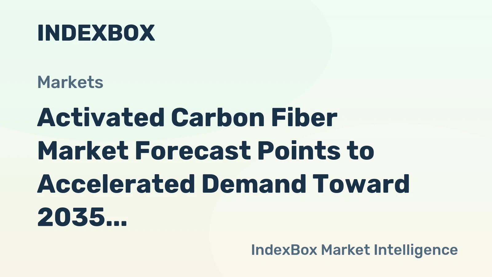 Activated Carbon Fiber Market Forecast Points to Accelerated Demand Toward 2035, Driven by Stringent Air Quality Regulations
