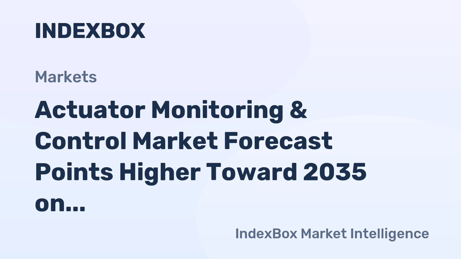 Actuator Monitoring & Control Market Forecast Points Higher Toward 2035 on Surgical Robotics Expansion