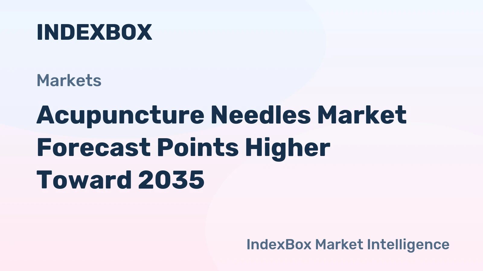 Acupuncture Needles Market Forecast Points Higher Toward 2035, Driven by Expanding Integrative Medicine Adoption