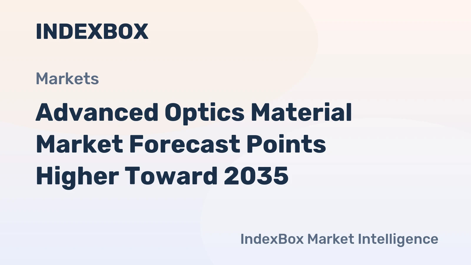 Advanced Optics Material Market Forecast Points Higher Toward 2035, Driven by Photonics and Semiconductor Demand