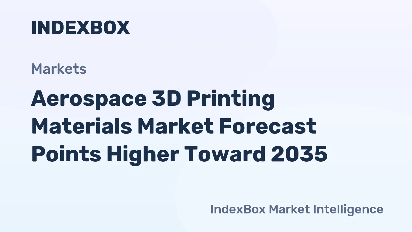 Aerospace 3D Printing Materials Market Forecast Points Higher Toward 2035, Driven by Certification Advances and Lightweighting Demand