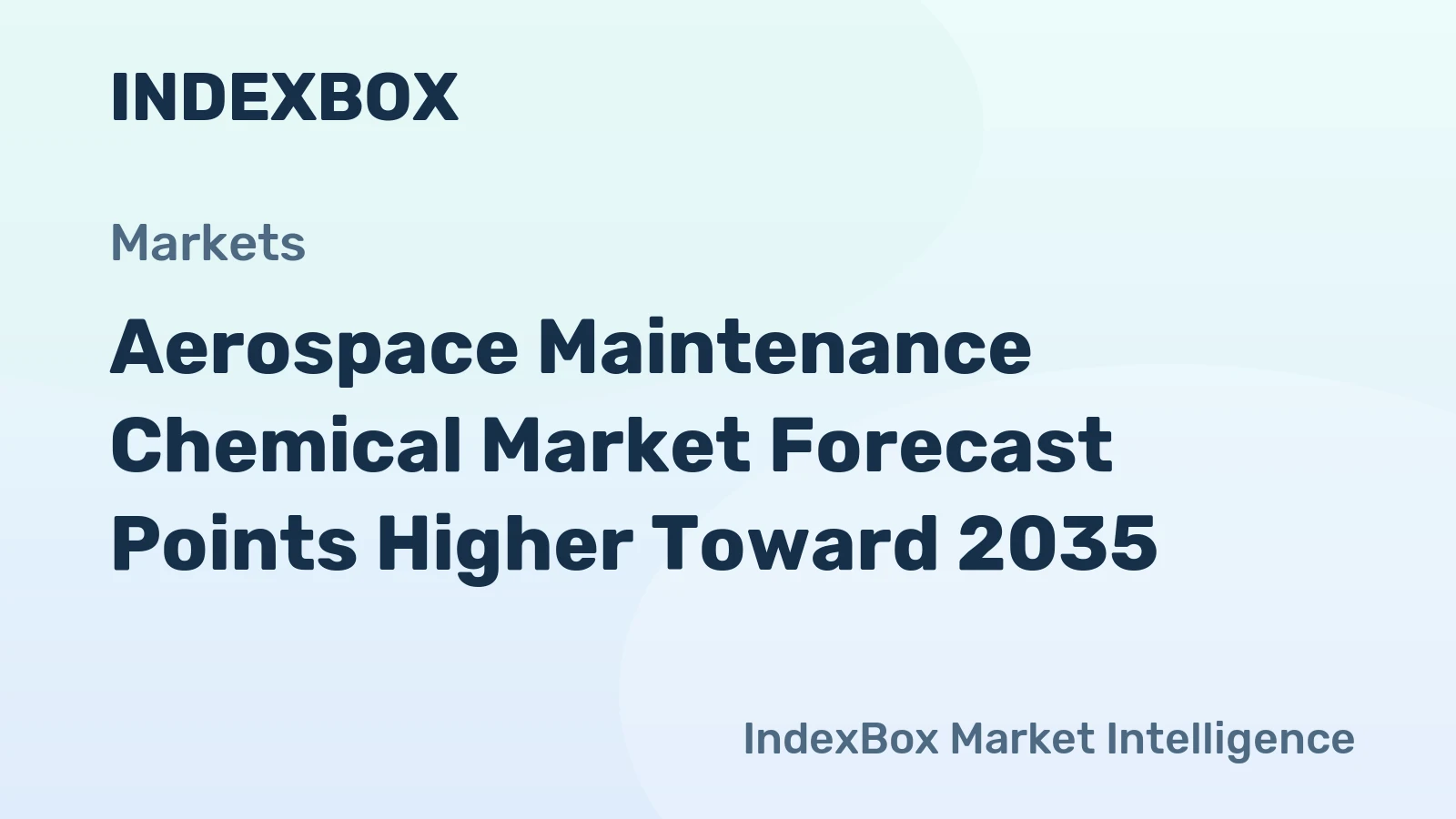 Aerospace Maintenance Chemical Market Forecast Points Higher Toward 2035, Driven by Fleet Expansion and Composite Repair Needs