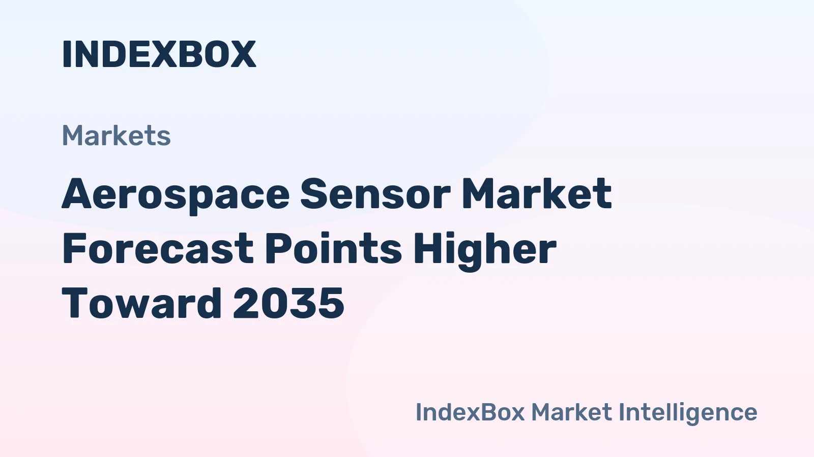 Aerospace Sensor Market Forecast Points Higher Toward 2035, Driven by Next-Gen Aircraft Programs and Defense Modernization