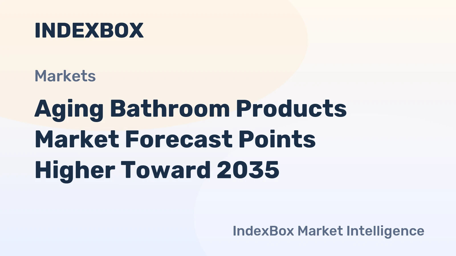 Aging Bathroom Products Market Forecast Points Higher Toward 2035, Driven by Global Demographic Shifts and Universal Design Adoption