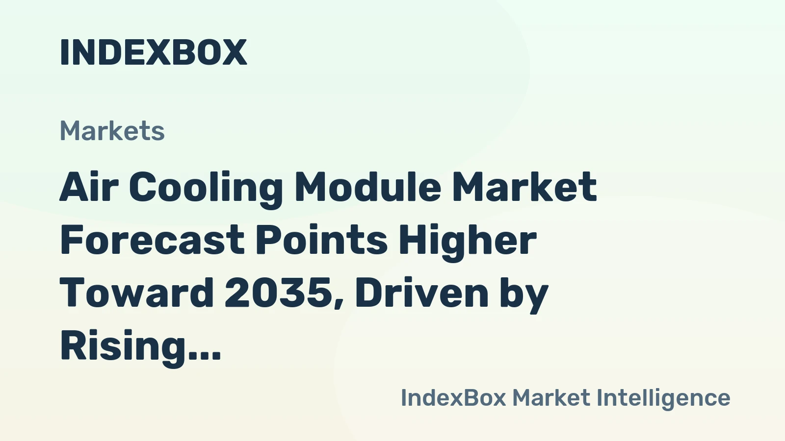 Air Cooling Module Market Forecast Points Higher Toward 2035, Driven by Rising Power Densities in Electronics