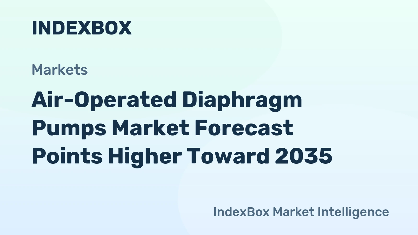 Air-Operated Diaphragm Pumps Market Forecast Points Higher Toward 2035, Driven by Industrial Safety Mandates and Chemical Processing Expansion