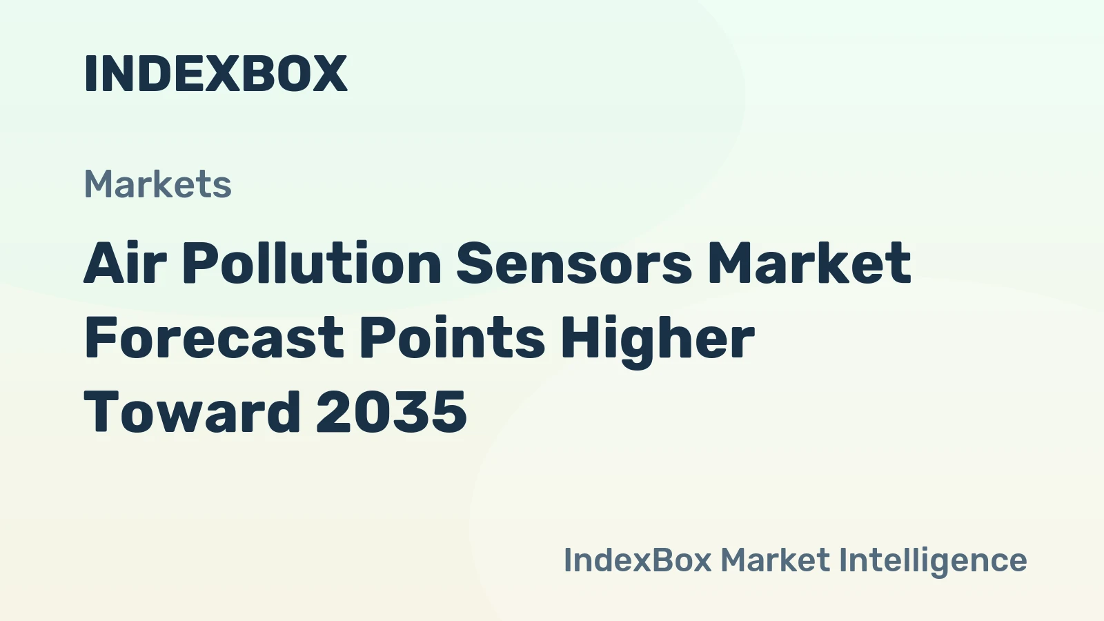 Air Pollution Sensors Market Forecast Points Higher Toward 2035, Driven by Tightening Air Quality Regulations and Iot Expansion