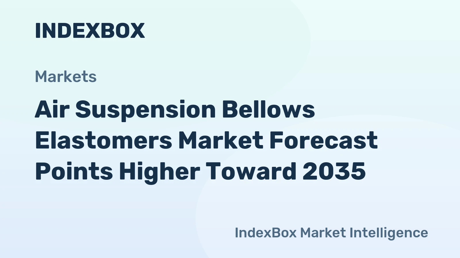 Air Suspension Bellows Elastomers Market Forecast Points Higher Toward 2035, Driven by Commercial Vehicle Production and Aftermarket Replacement Cycles