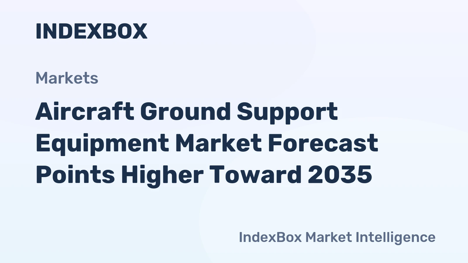 Aircraft Ground Support Equipment Market Forecast Points Higher Toward 2035, Driven by Fleet Modernization and Sustainability Mandates
