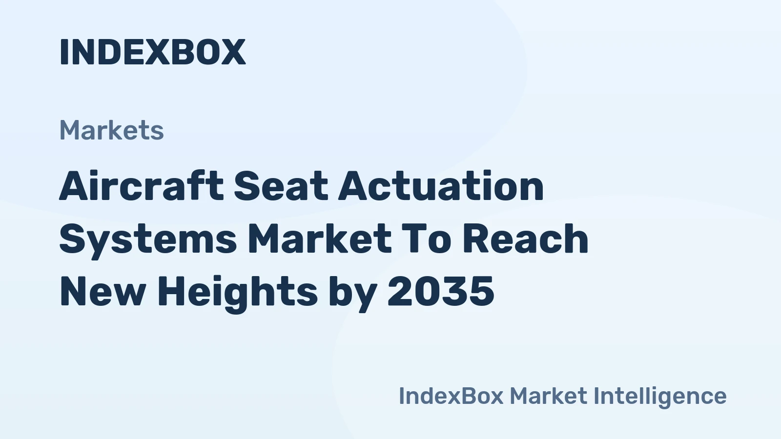 Aircraft Seat Actuation Systems Market to Reach New Heights by 2035, Driven by Premium Cabin Upgrades and Fleet Modernization