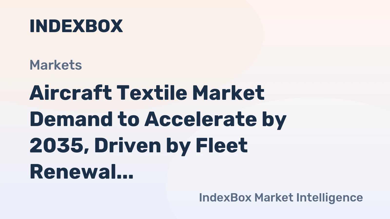 Aircraft Textile Market Demand to Accelerate by 2035, Driven by Fleet Renewal and Cabin Upgrades